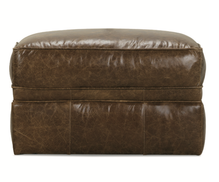 Kara Leather Ottoman – Saltbox Lane