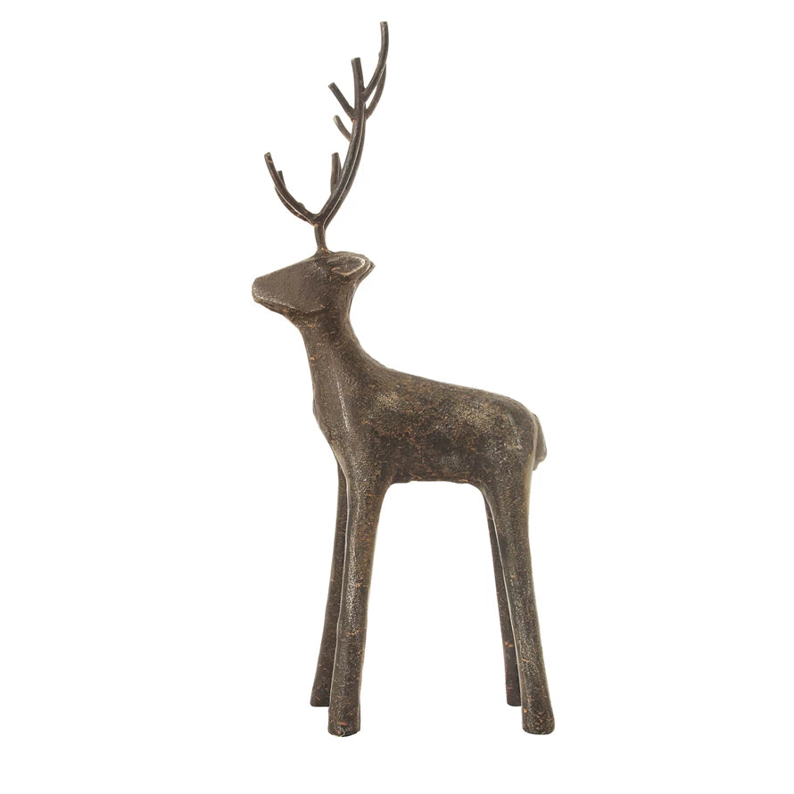 Cast Iron Standing Deer – Saltbox Lane